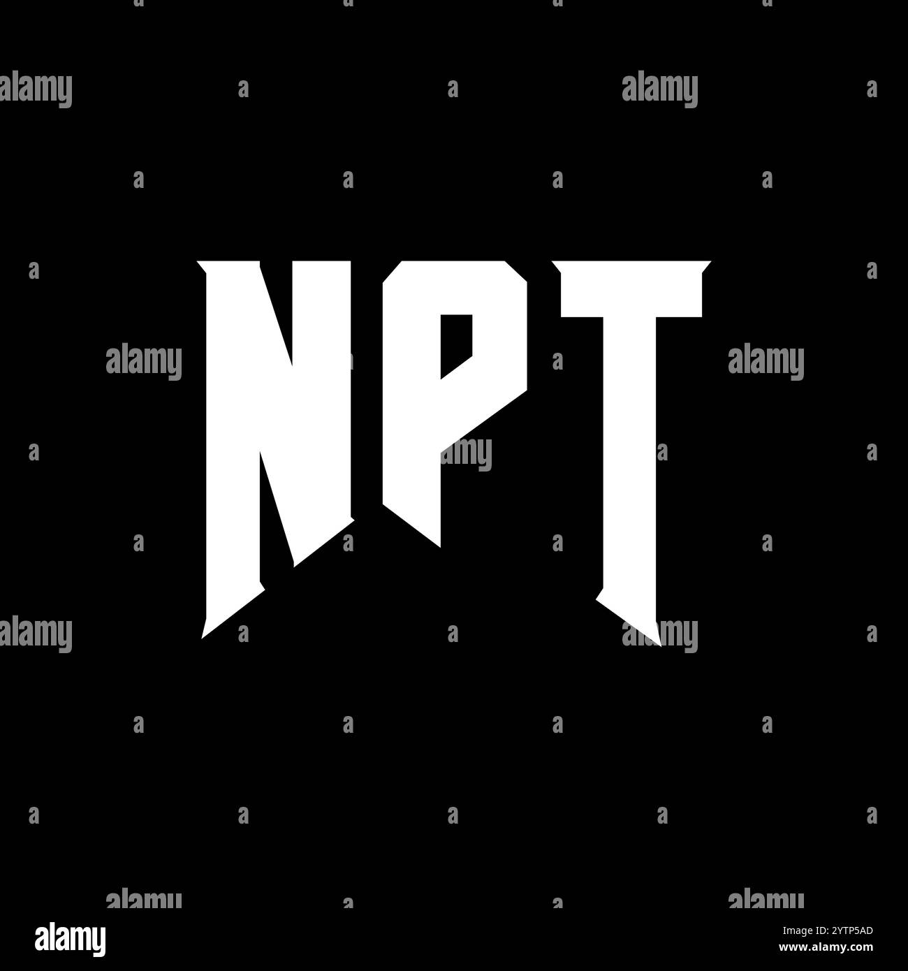 NPT letter logo design for technology company. NPT logo design black ...
