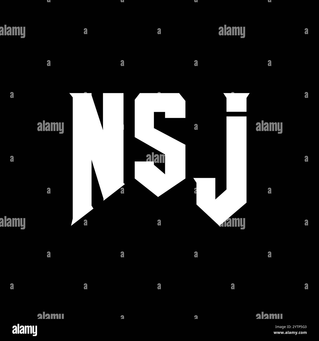 Nsj logo Black and White Stock Photos & Images - Alamy