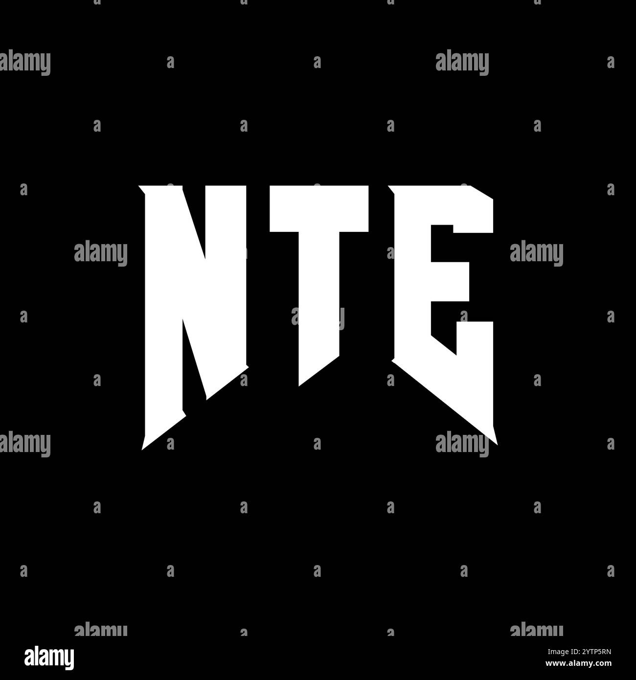 Nte logo design hi-res stock photography and images - Alamy
