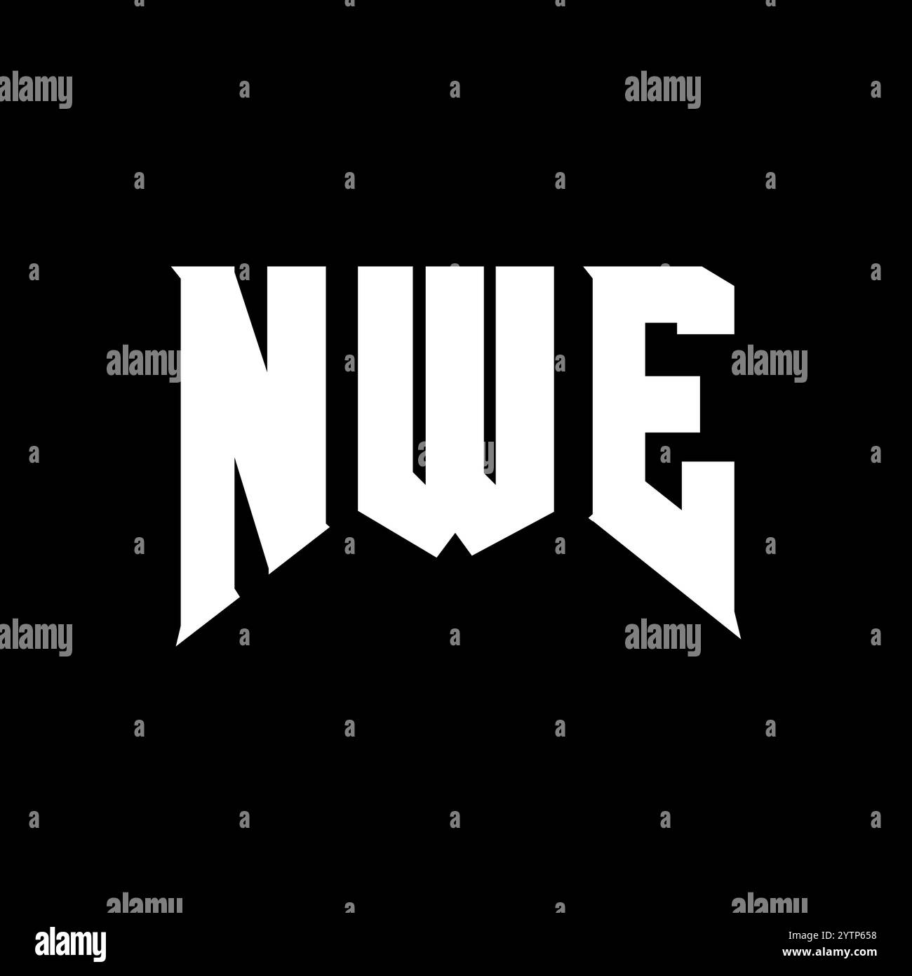 NWE letter logo design for technology company. NWE logo design black ...