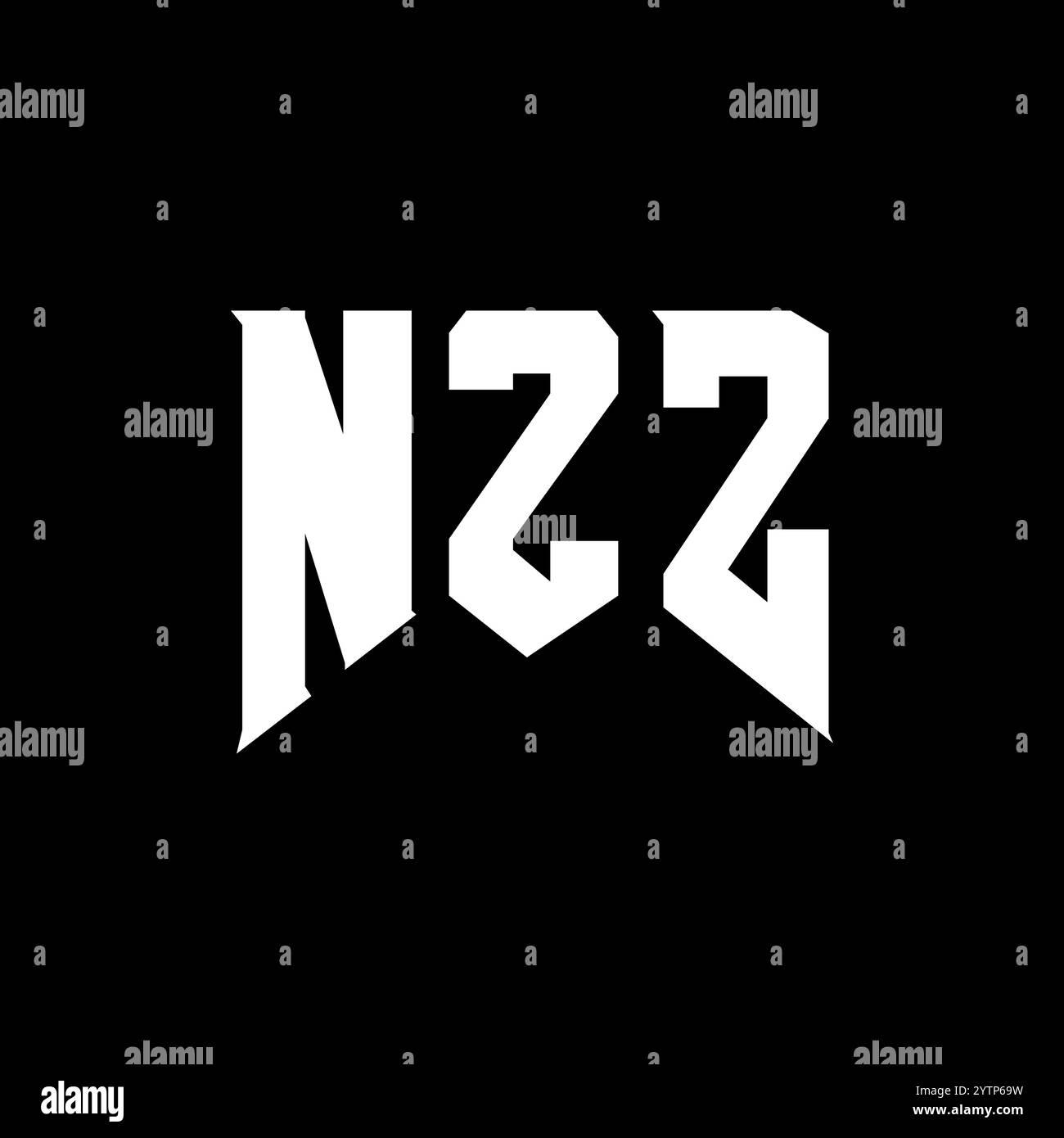 NZZ letter logo design for technology company. NZZ logo design black ...