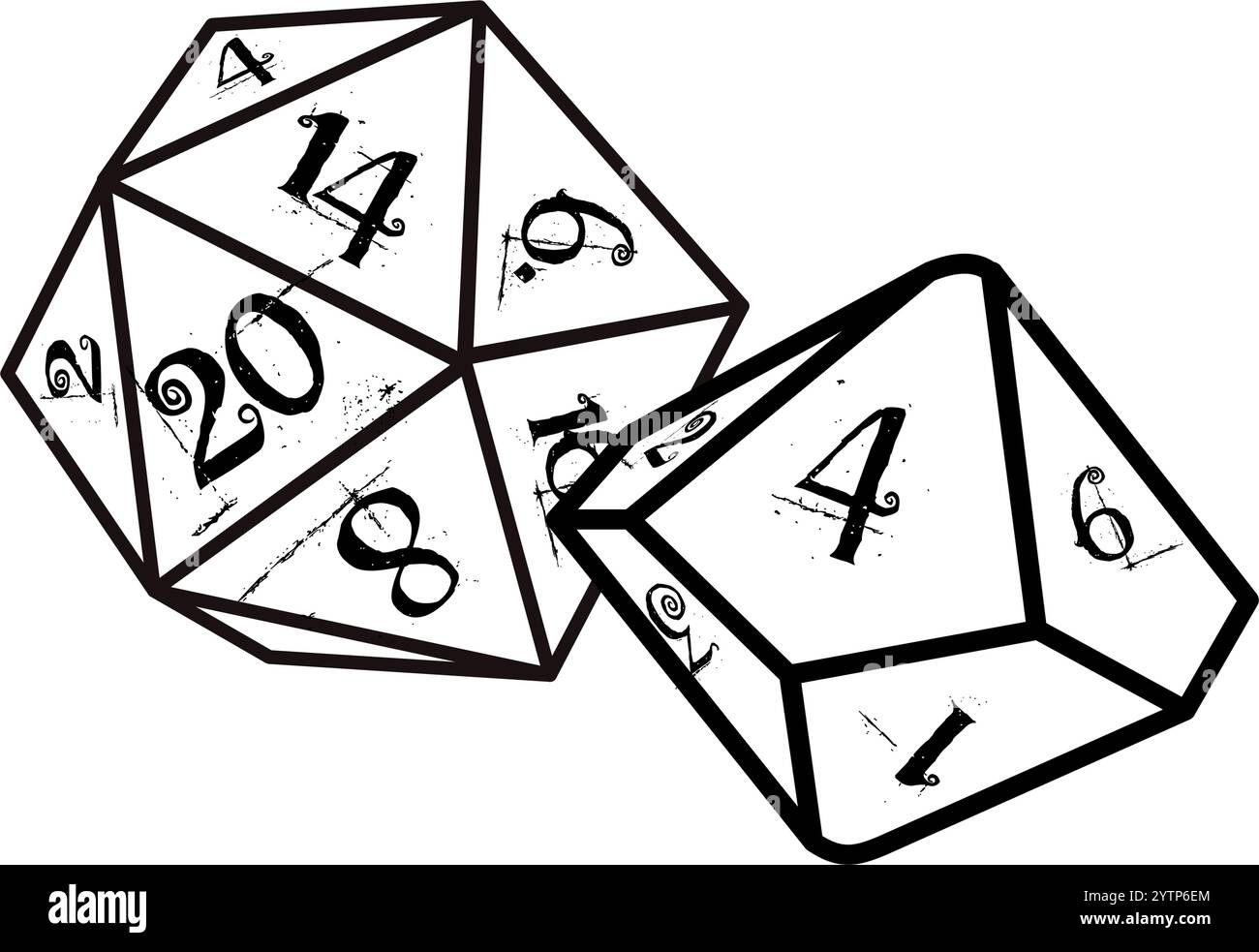 dice d20, dice rpg Stock Vector Image & Art - Alamy