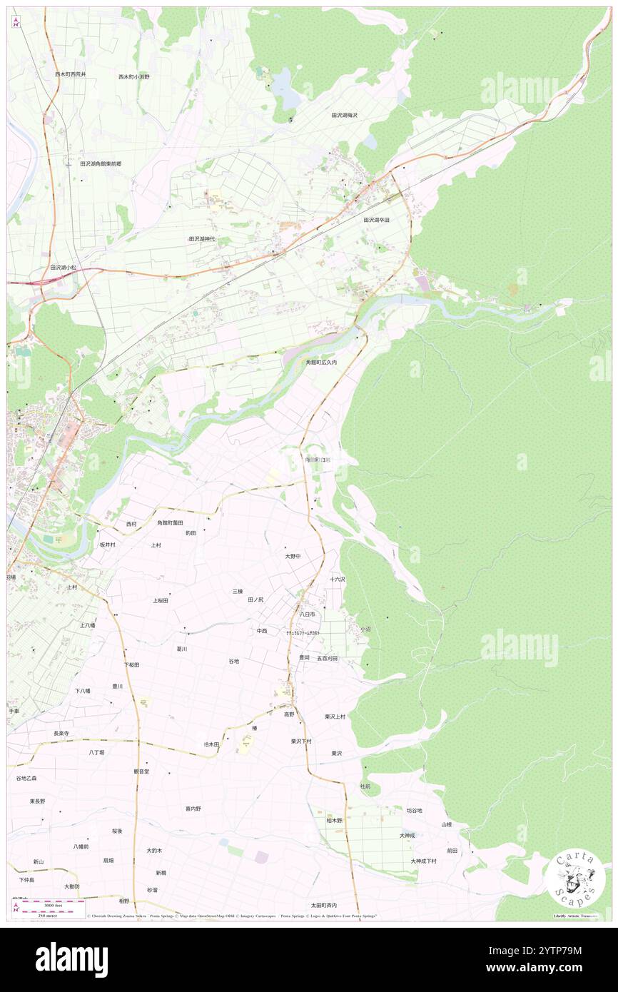 Kakunodatemachi-shiraiwa, Semboku-shi, JP, Japan, Akita, N 39 35' 19 ...