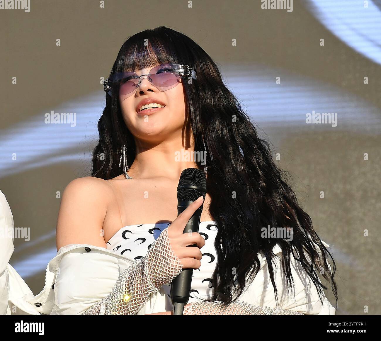 Kiss of Life - Natty performs onstage during iHeartRadio 102.7 KIIS FM ...