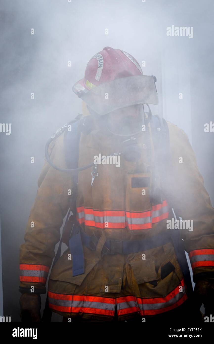 Emerging from smoke hi-res stock photography and images - Alamy