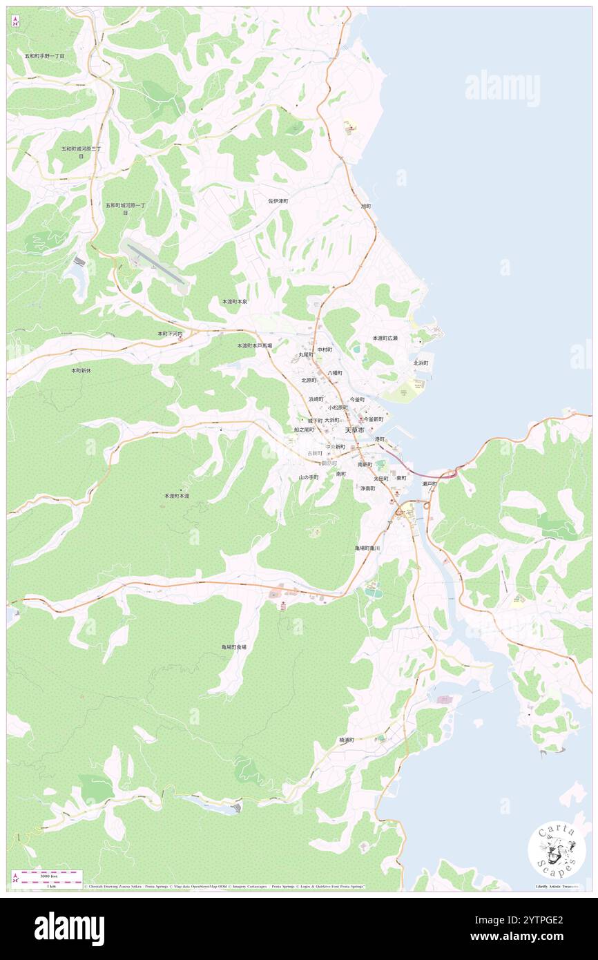 Kawaramachi, Amakusa Shi, JP, Japan, Kumamoto, N 32 27' 20'', N 130 11 ...