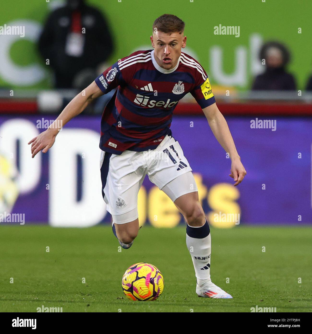 Harvey Barnes of Newcastle United during the Premier League match ...