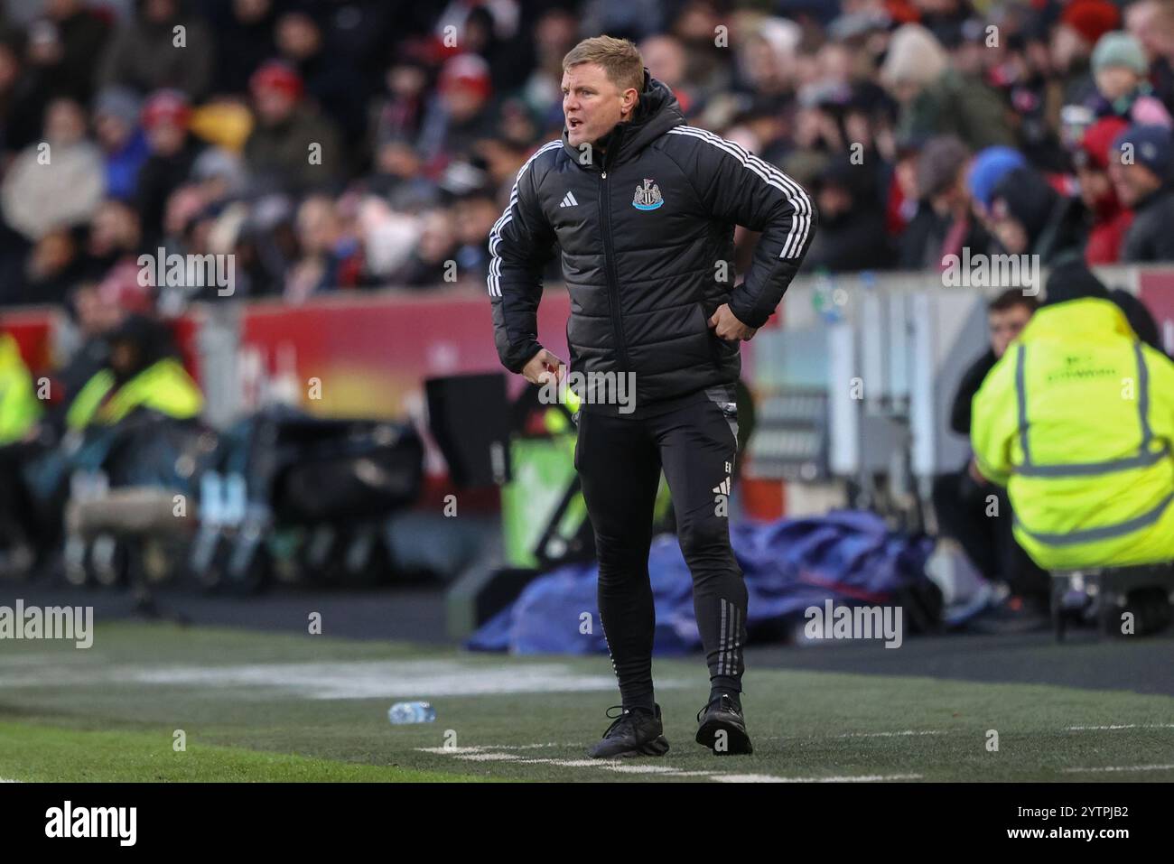 Eddie Howe Manager of Newcastle United during the Premier League match ...