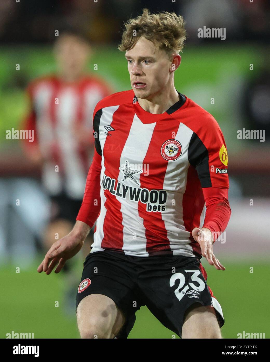 Keane Lewis-Potter of Brentford during the Premier League match ...