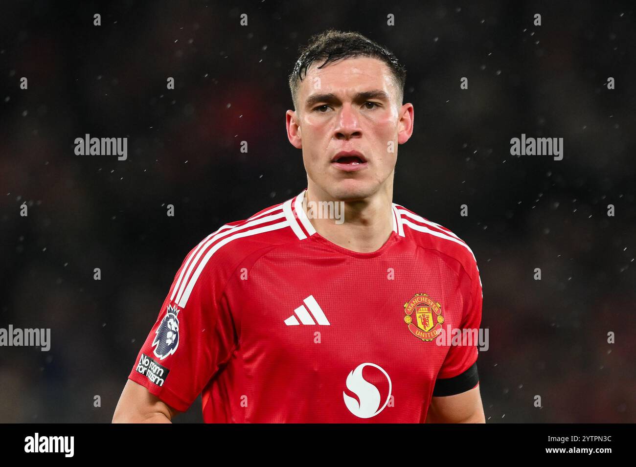 Manuel Ugarte of Manchester United during the Premier League match ...