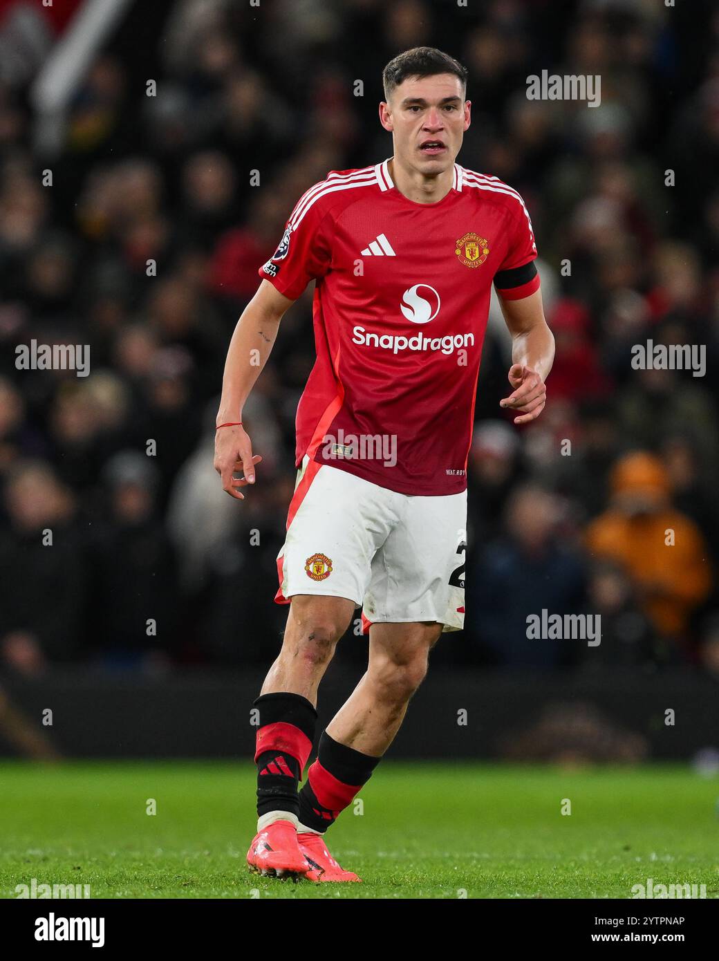 Manuel Ugarte of Manchester United during the Premier League match ...