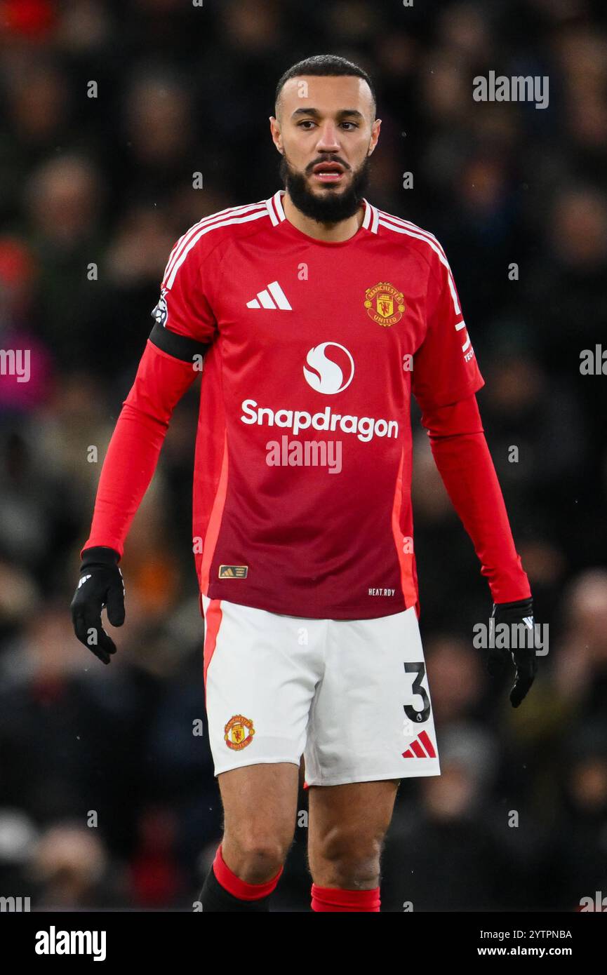 Noussair Mazraoui of Manchester United during the Premier League match ...