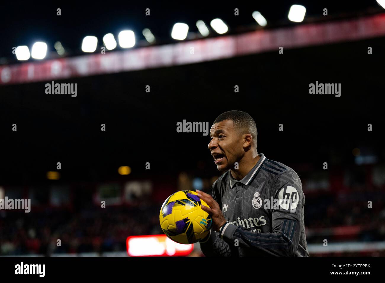 Girona, Spain. 7th Dec, 2024. Mbappe (Real Madrid CF) is pictured ...