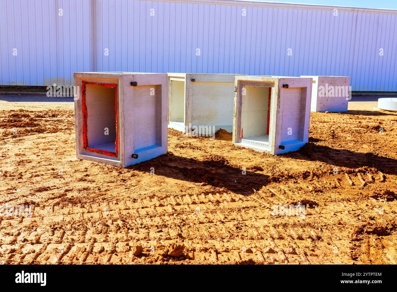 Concrete drainage boxes hi-res stock photography and images - Alamy