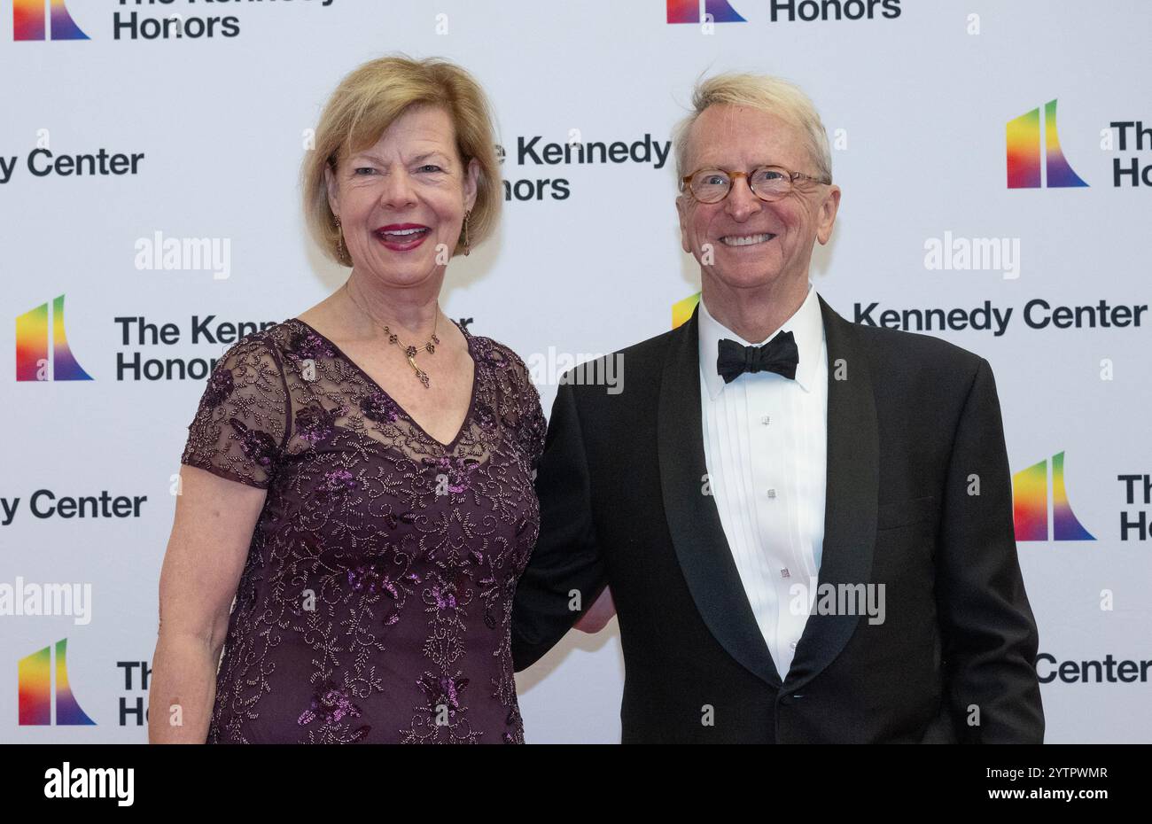 United States Senator Tammy Baldwin (Democrat of Wisconsin) and David ...