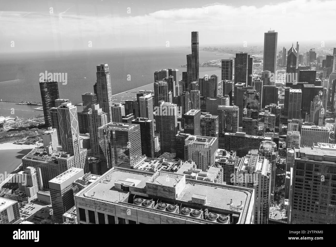 aerial view on downtown cityscape. skyscraper aerial view. cityscape ...