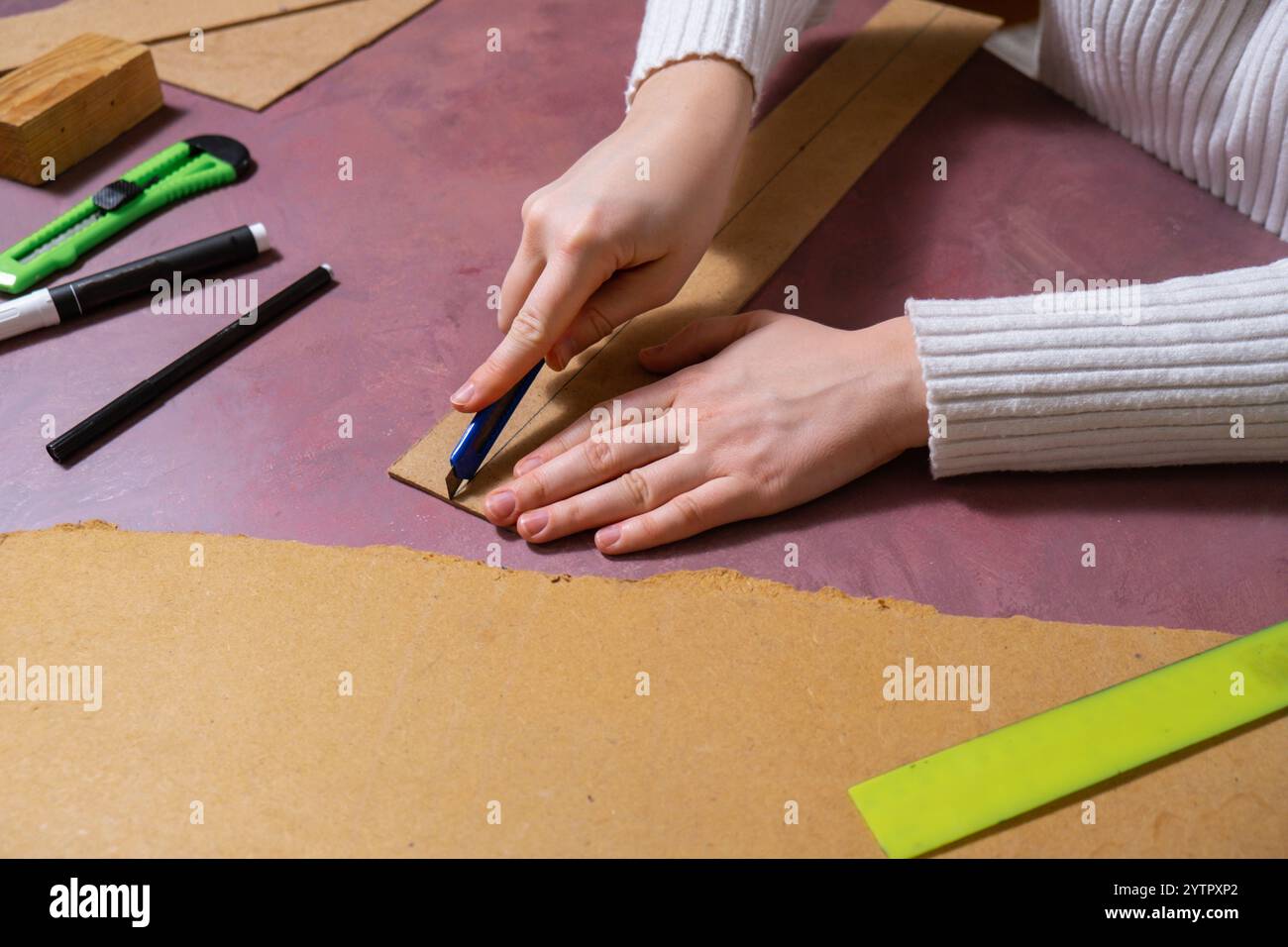 Wooden Christmas tree Sustainable preparation Diy process of making ...