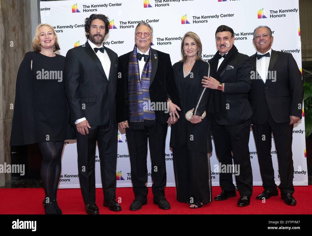 Jazz trumpeter, pianist, and composer Arturo Sandoval, center left, and ...