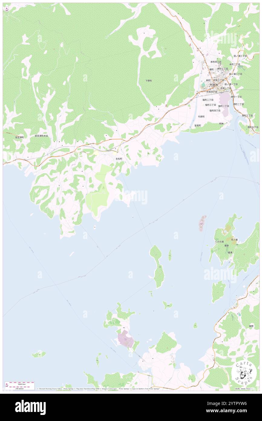 Osaki channel powerline crossing hi-res stock photography and images ...