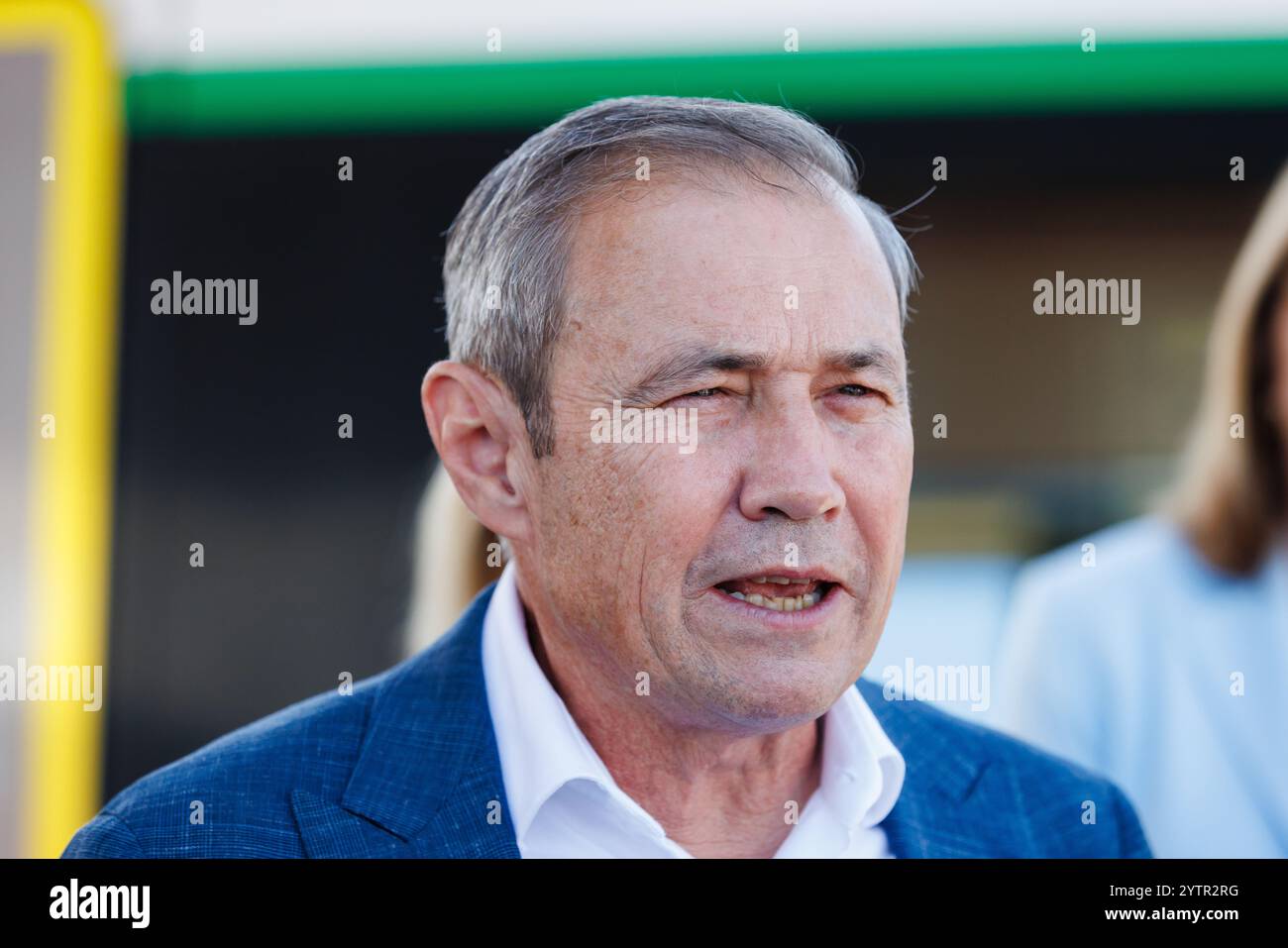 Roger Cook, Premier of Western Australia speaks during the official ...