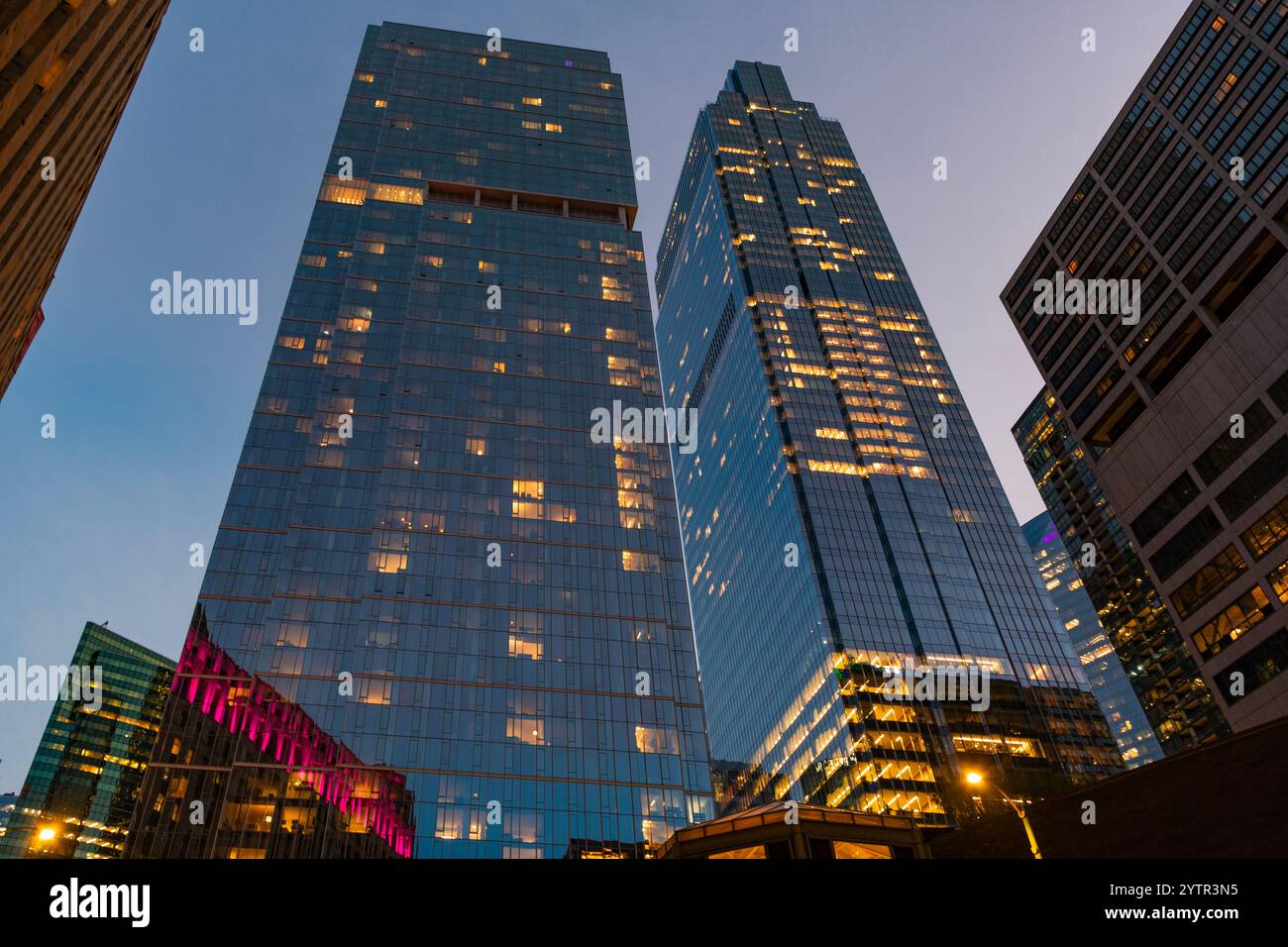 City night illuminated building. Skyscraper cityscape. Night city of ... City night illuminated building. Skyscraper cityscape. Night city of ...