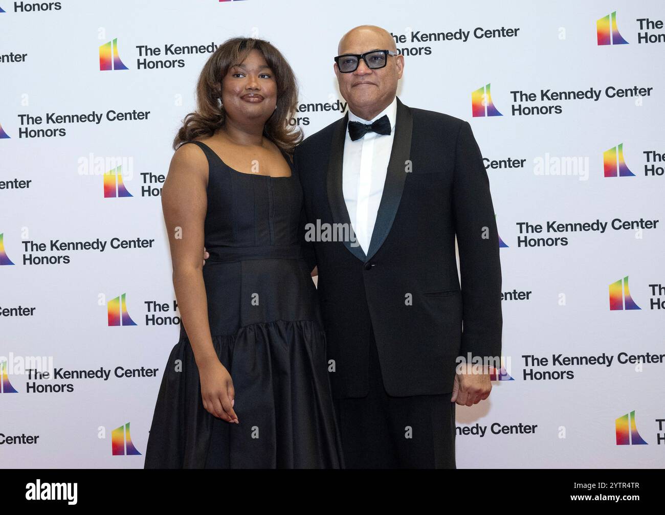 Laurence Fishburne and Delilah Fishburne arrive for the Medallion ...