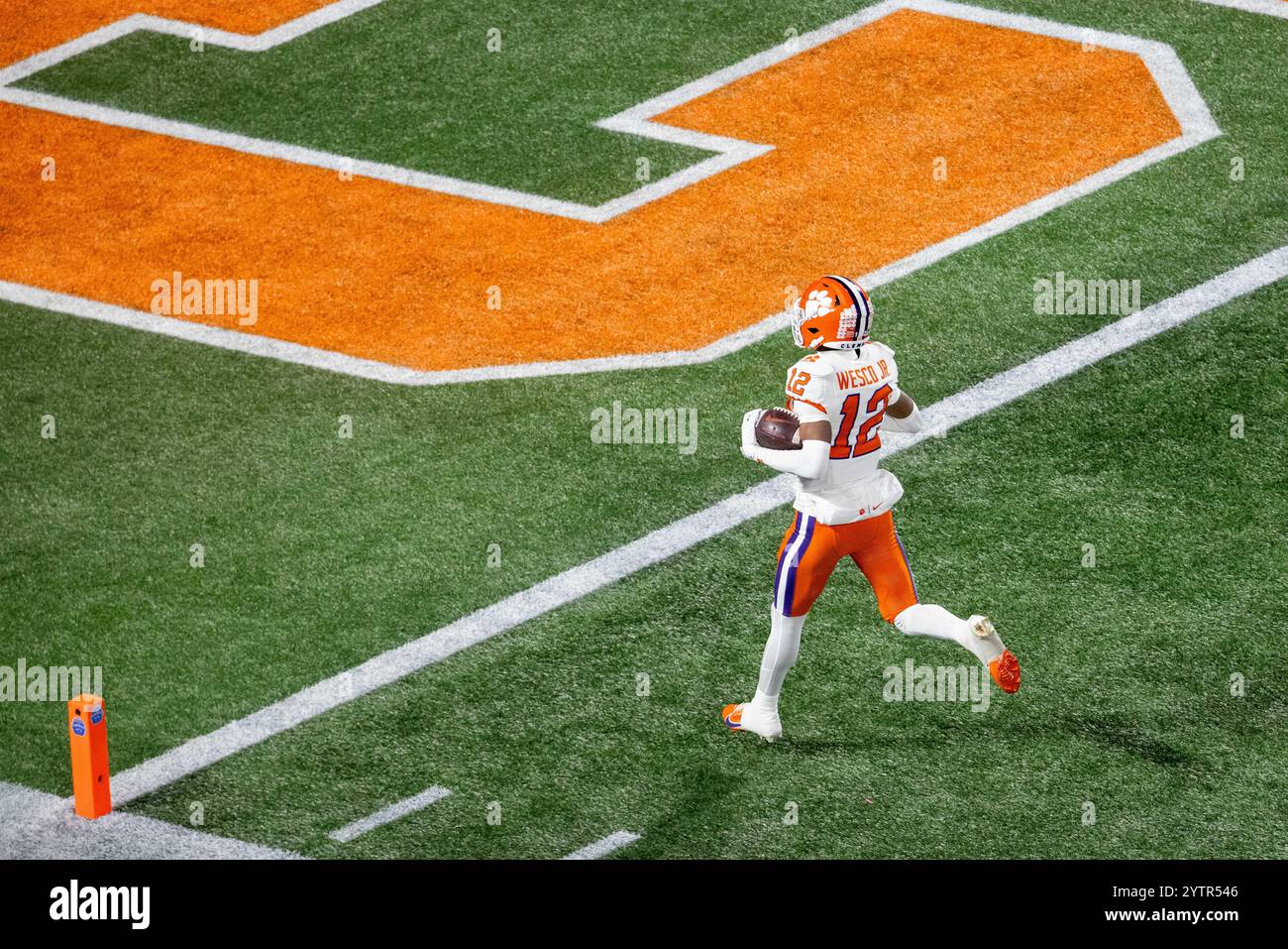 December 7, 2024: Clemson Tigers wide receiver Bryant Wesco Jr. (12 ...