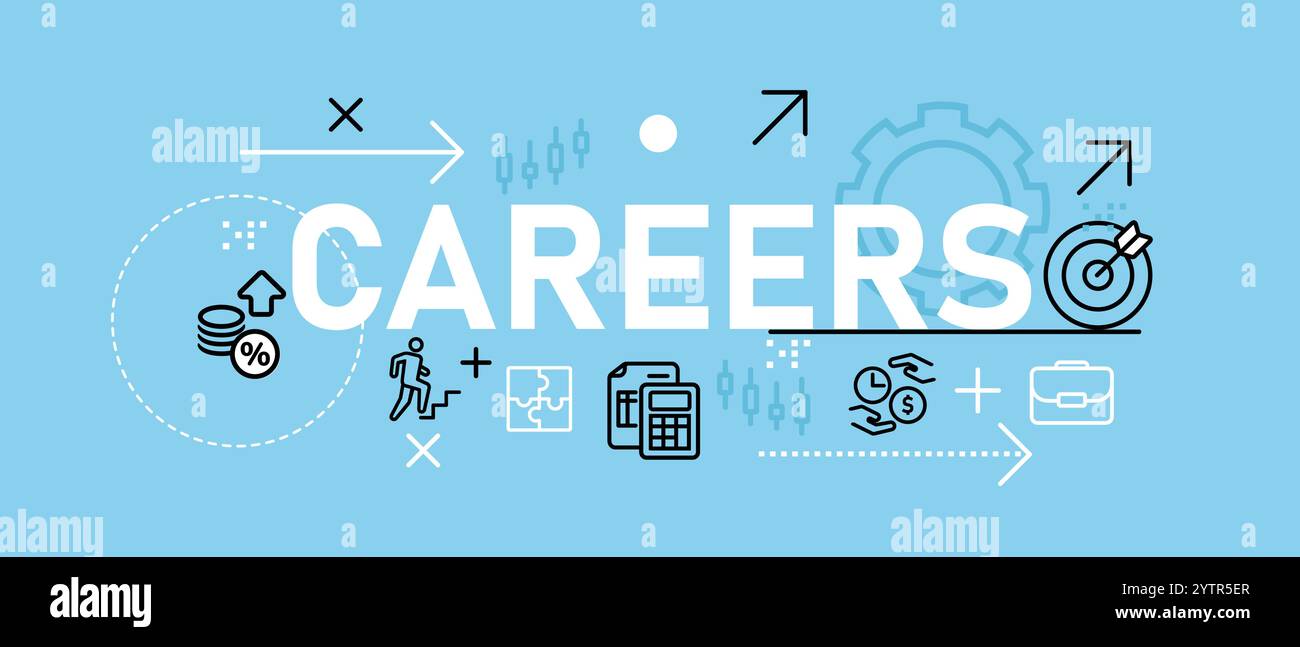 Career conceptual job work vacancy header web background employee ...