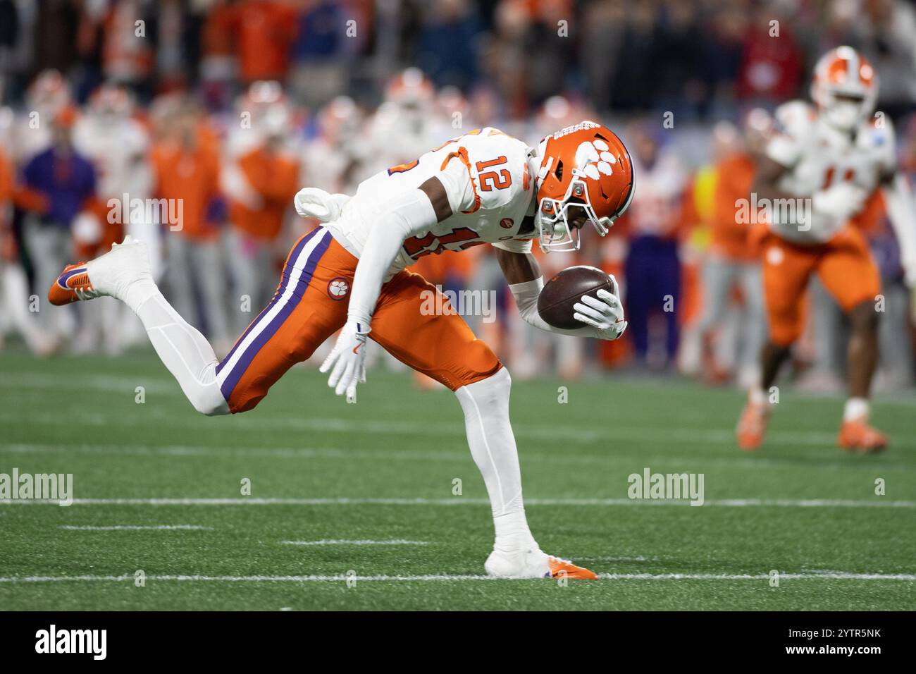 December 7, 2024: Clemson Tigers wide receiver Bryant Wesco Jr. (12 ...