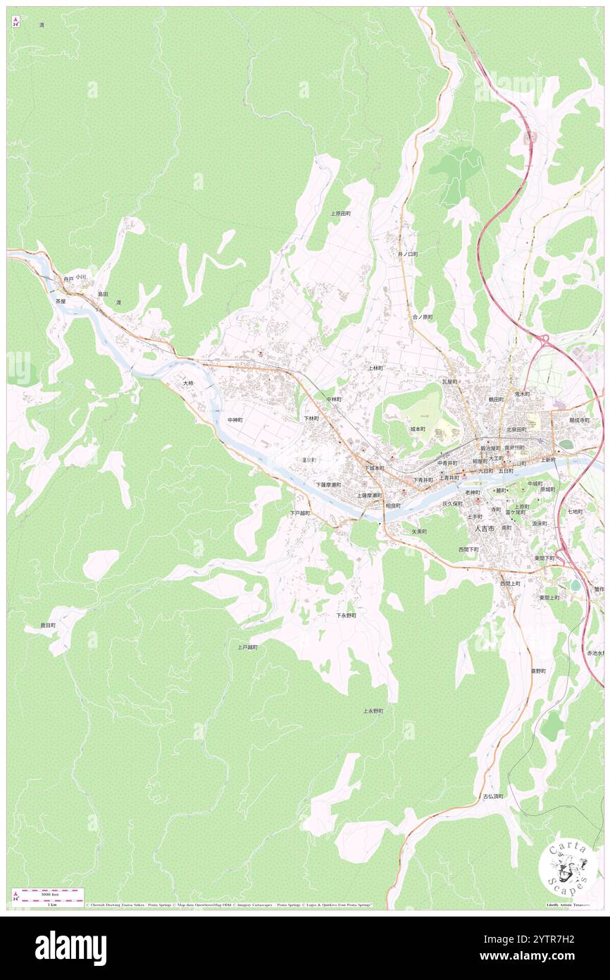 Onsenmachi, Hitoyoshi Shi, JP, Japan, Kumamoto, N 32 12' 56'', N 130 43 ...