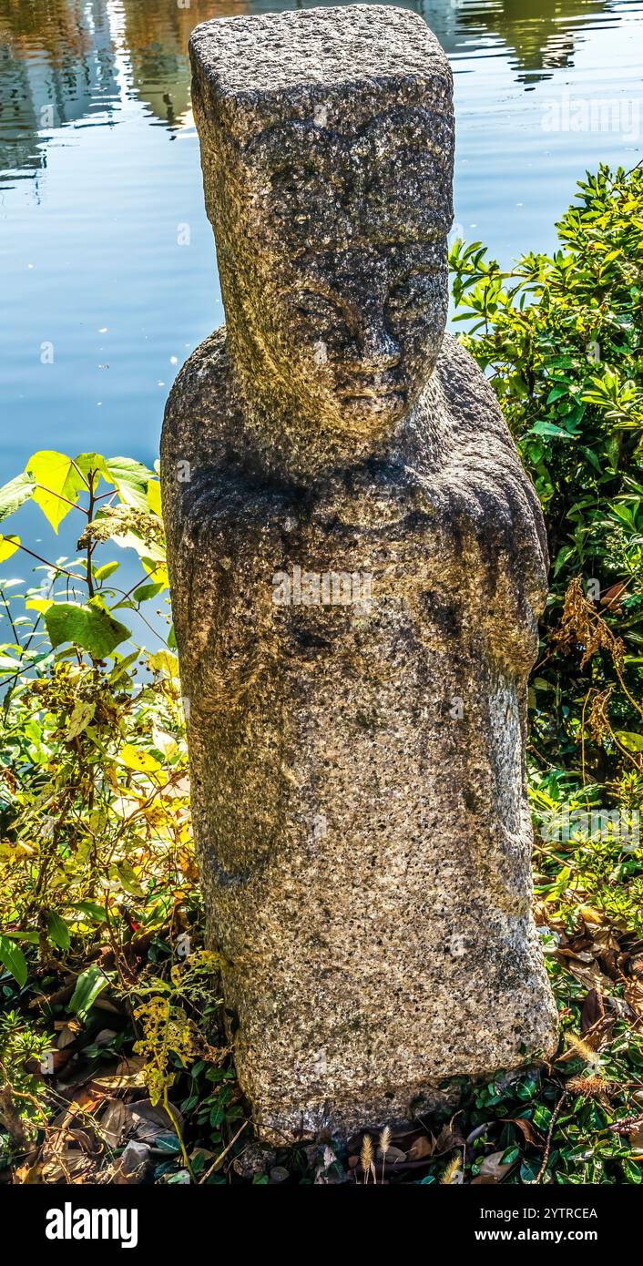 Ancient Japanese Nobleman Statue Shinsenen Garden Public Park Kyoto ...