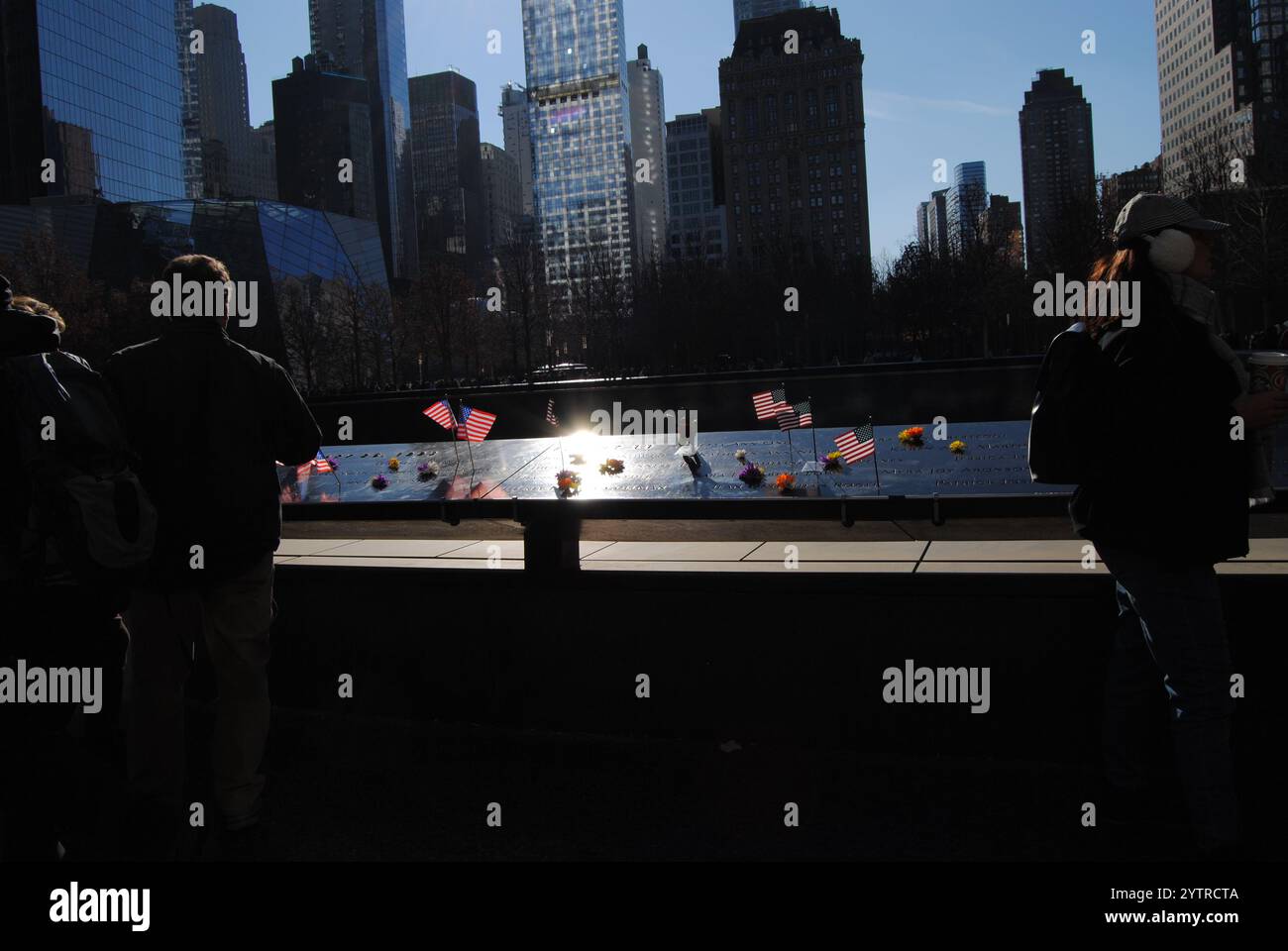 New York City, New York, USA - December 07 2024: The 9/11 Memorial for ...