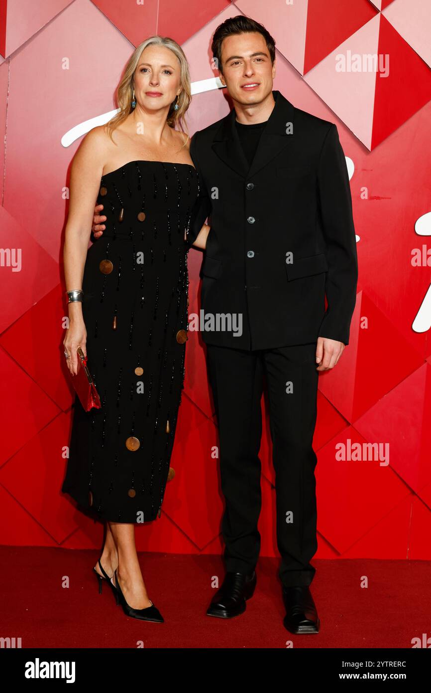Stephanie Phair and Marco Capaldo attend The Fashion Awards 2024 at the ...