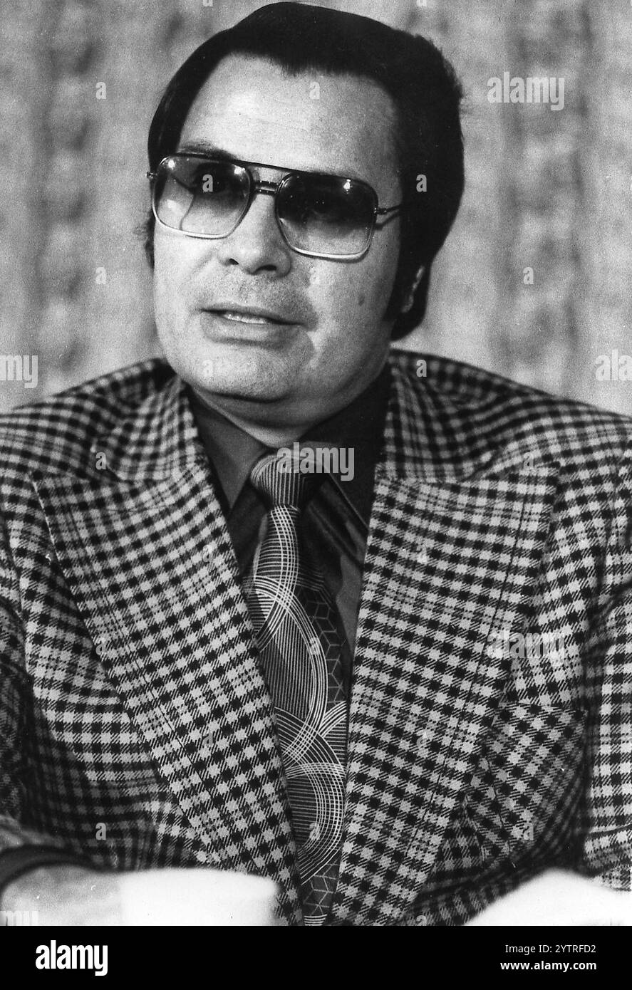 FILE - The Rev. Jim Jones, pastor of the Peoples Temple, is pictured in ...