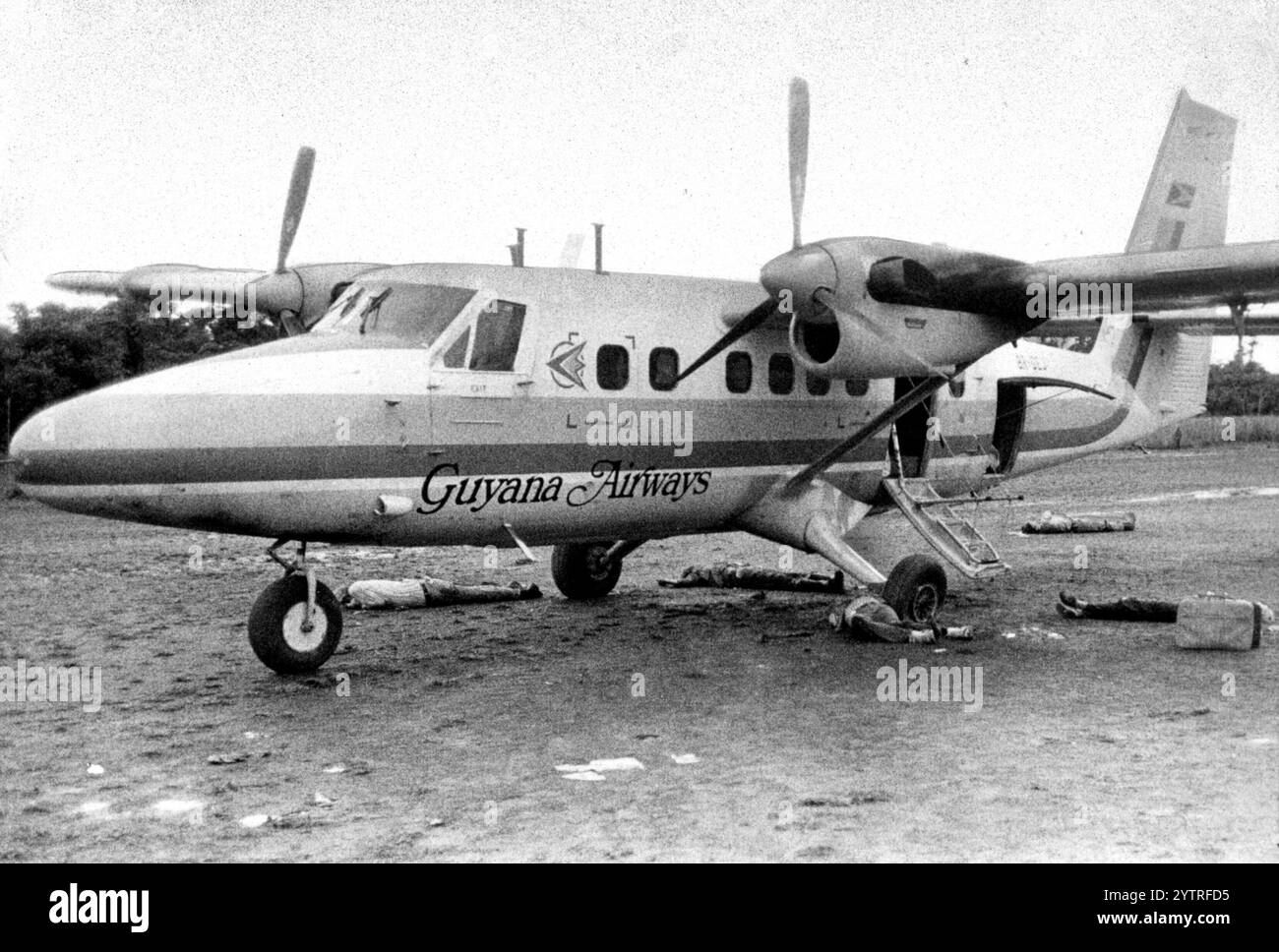 FILE - The bodies of five people, including Rep. Leo J. Ryan, D-Calif ...