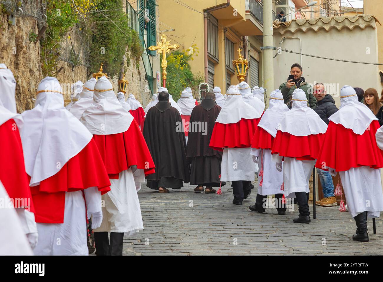 Good Friday procession, Enna, Siclly, Italy Stock Photo - Alamy