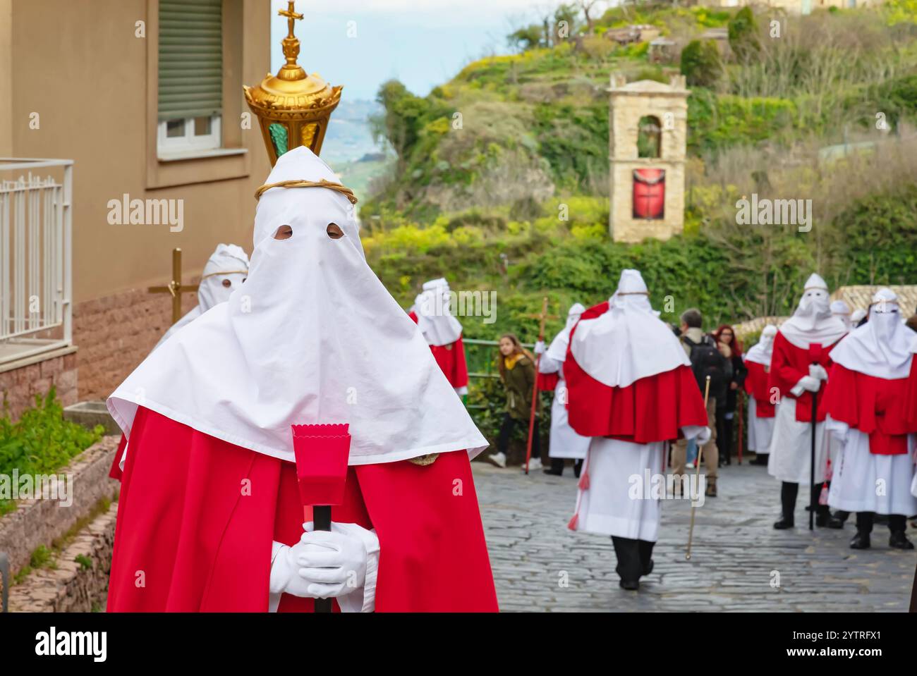 Good Friday procession, Enna, Siclly, Italy Stock Photo - Alamy