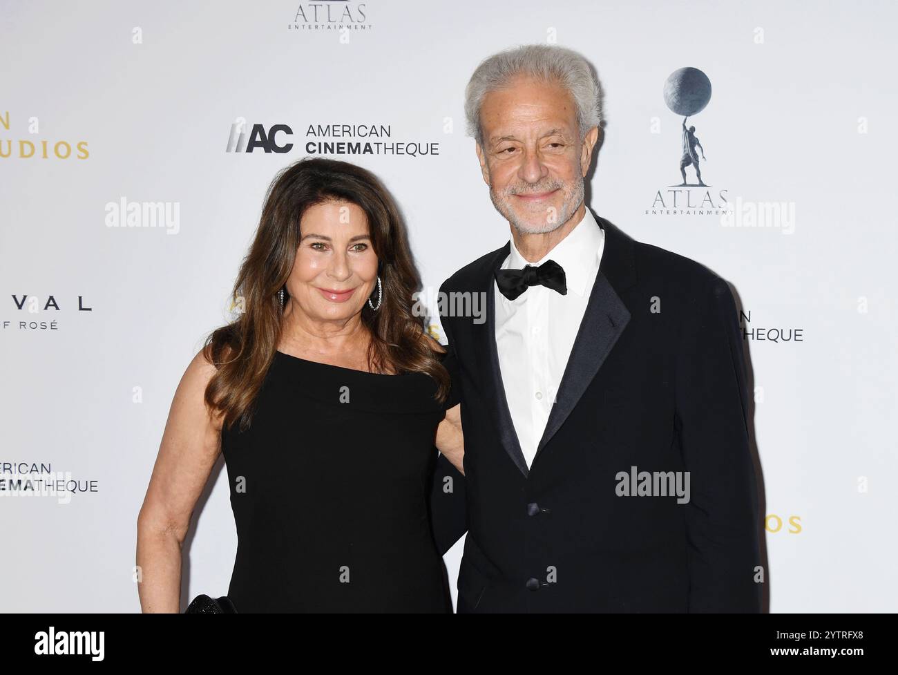 BEVERLY HILLS, CALIFORNIA - DECEMBER 06: (L-R) Paula Wagner and Rick ...