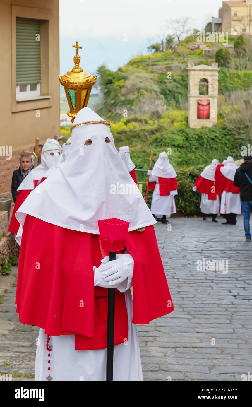 Good Friday procession, Enna, Siclly, Italy Stock Photo - Alamy