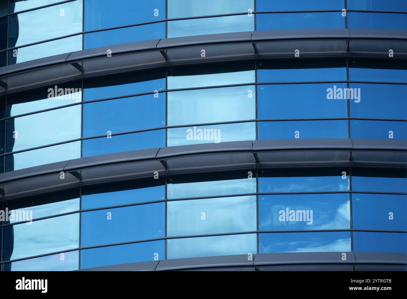 A Stunning Modern Architectural Glass Facade Featuring Beautiful ...