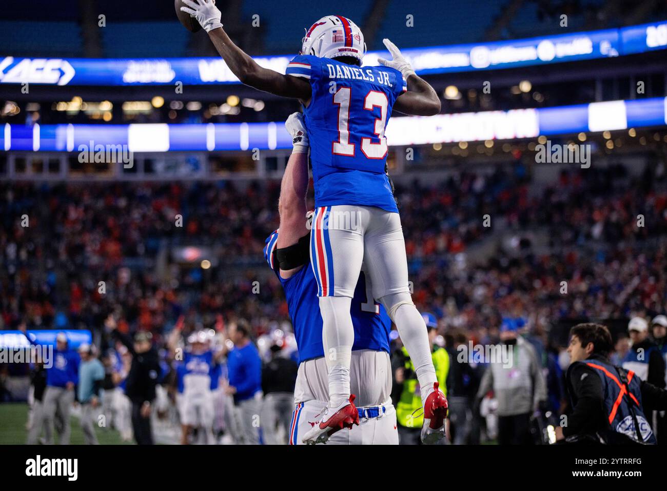 December 7, 2024: Southern Methodist Mustangs wide receiver Roderick ...