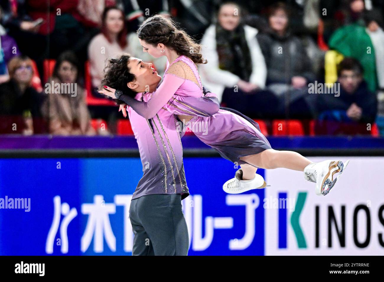 Darya GRIMM & Michail SAVITSKIY (GER), during Junior Ice Dance Free ...
