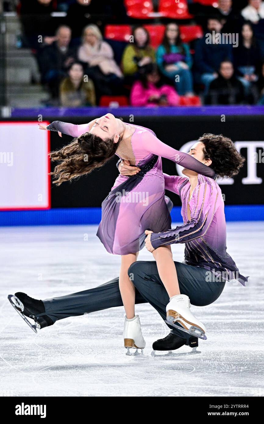 Darya GRIMM & Michail SAVITSKIY (GER), during Junior Ice Dance Free ...