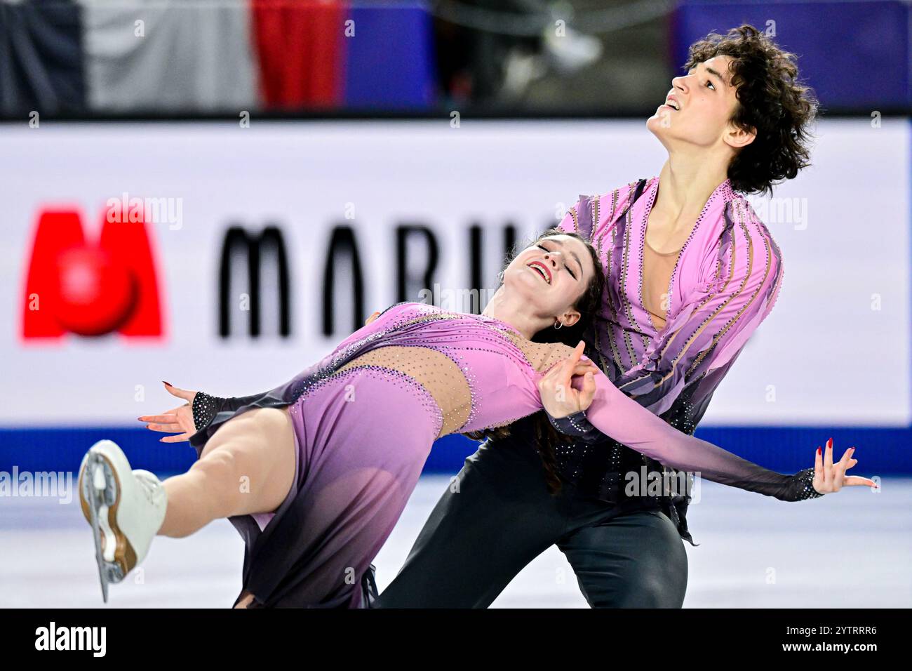 Darya GRIMM & Michail SAVITSKIY (GER), during Junior Ice Dance Free ...