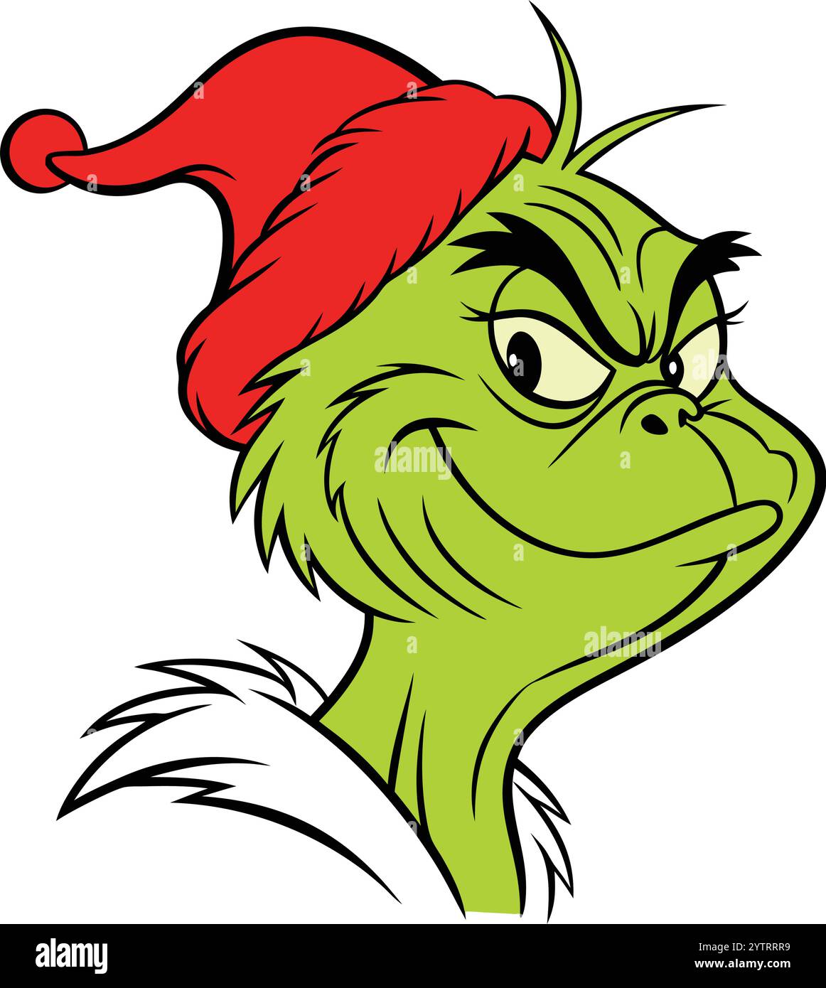 Grinch emoticon Stock Vector Images - Alamy