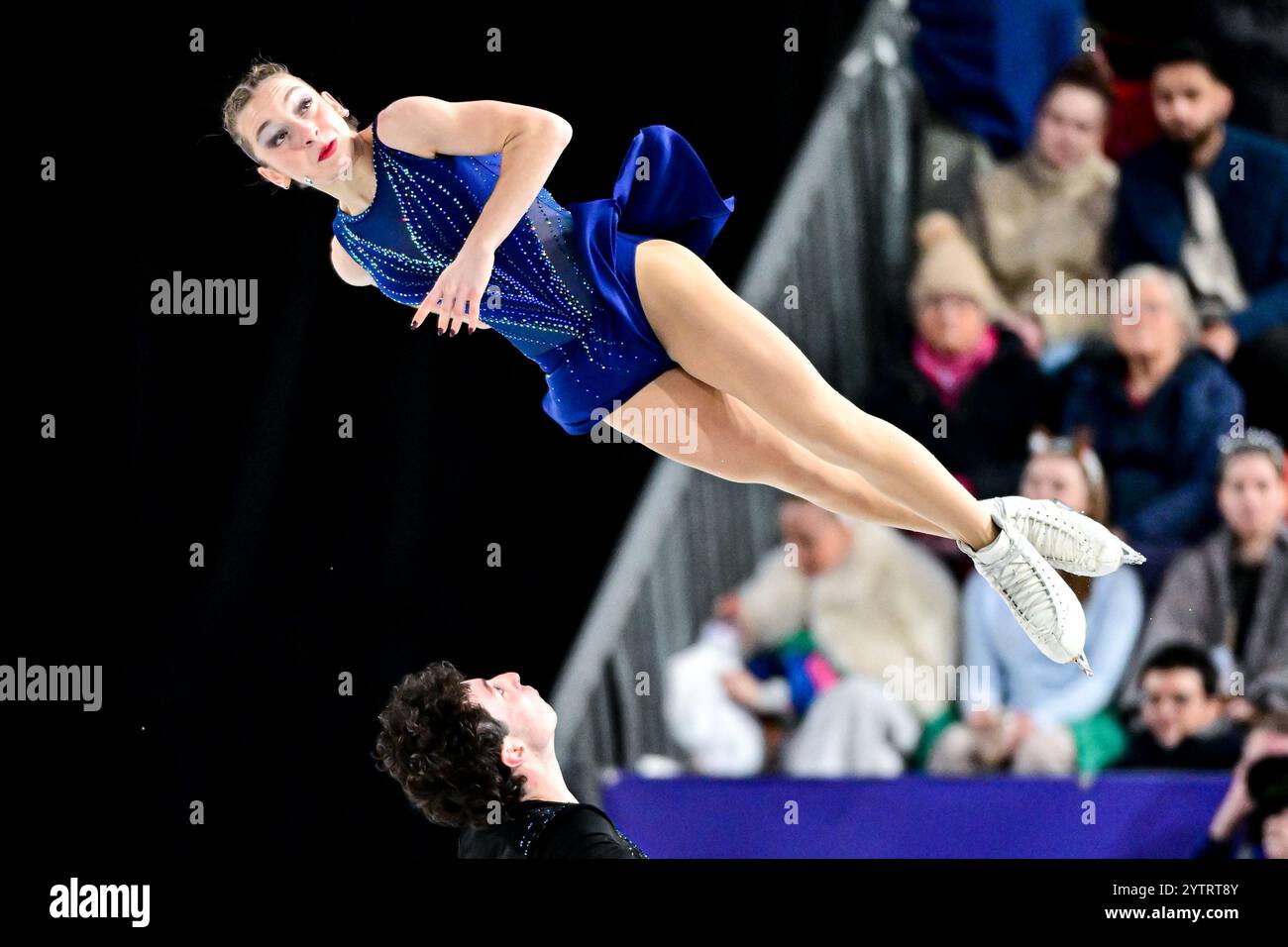 Julia QUATTROCCHI & Simon DESMARAIS (CAN), during Junior Pairs Free ...