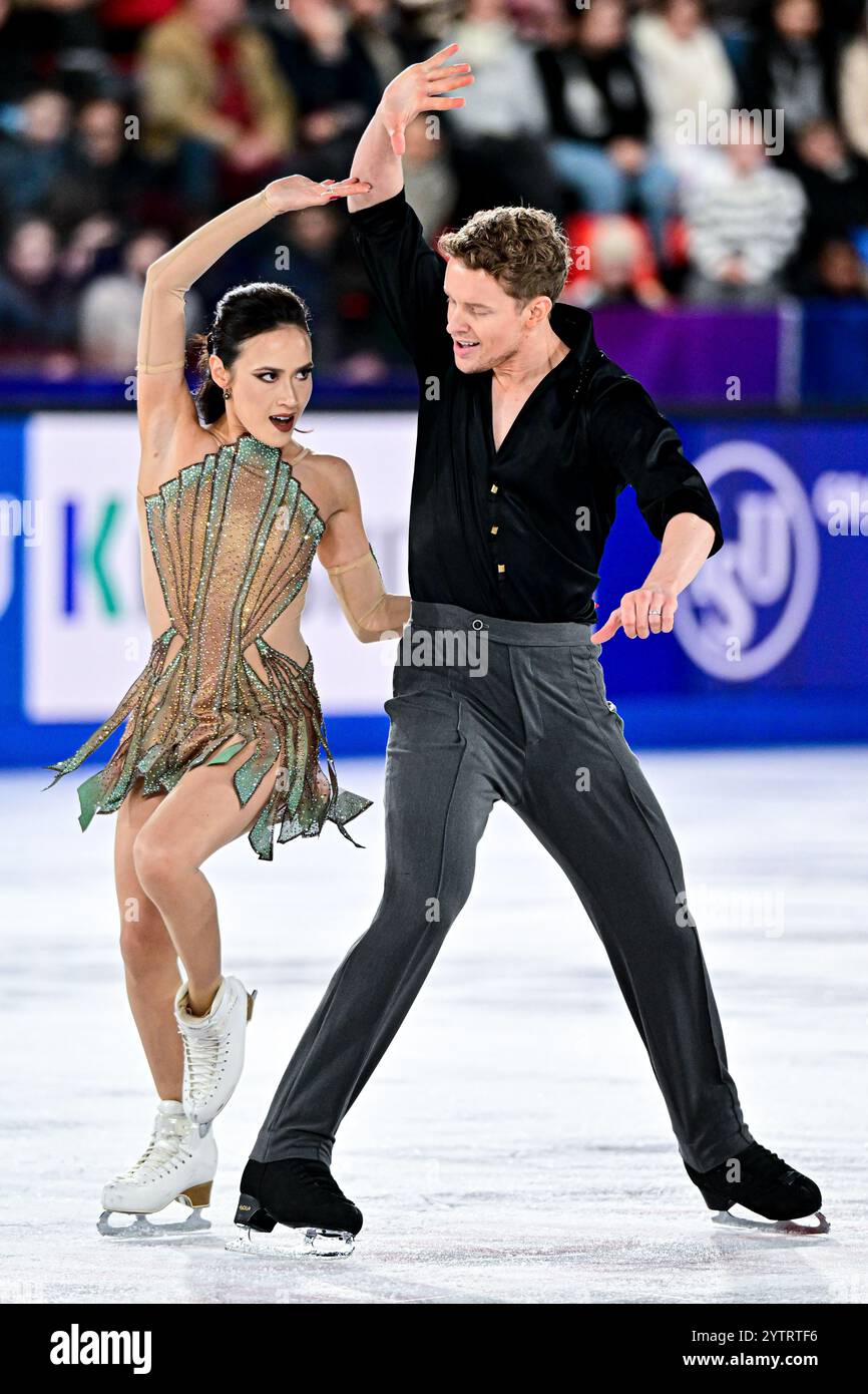 Madison CHOCK & Evan BATES (USA), during Senior Ice Dance Free Dance ...