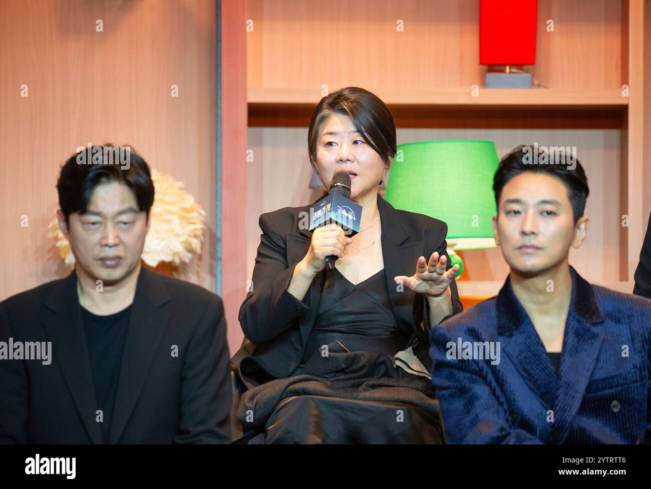 Kim Hee-Won, Lee Jung-Eun and Joo Ji-Hoon, Dec 3, 2024 : (L-R) A director and actor Kim Hee-Won ...