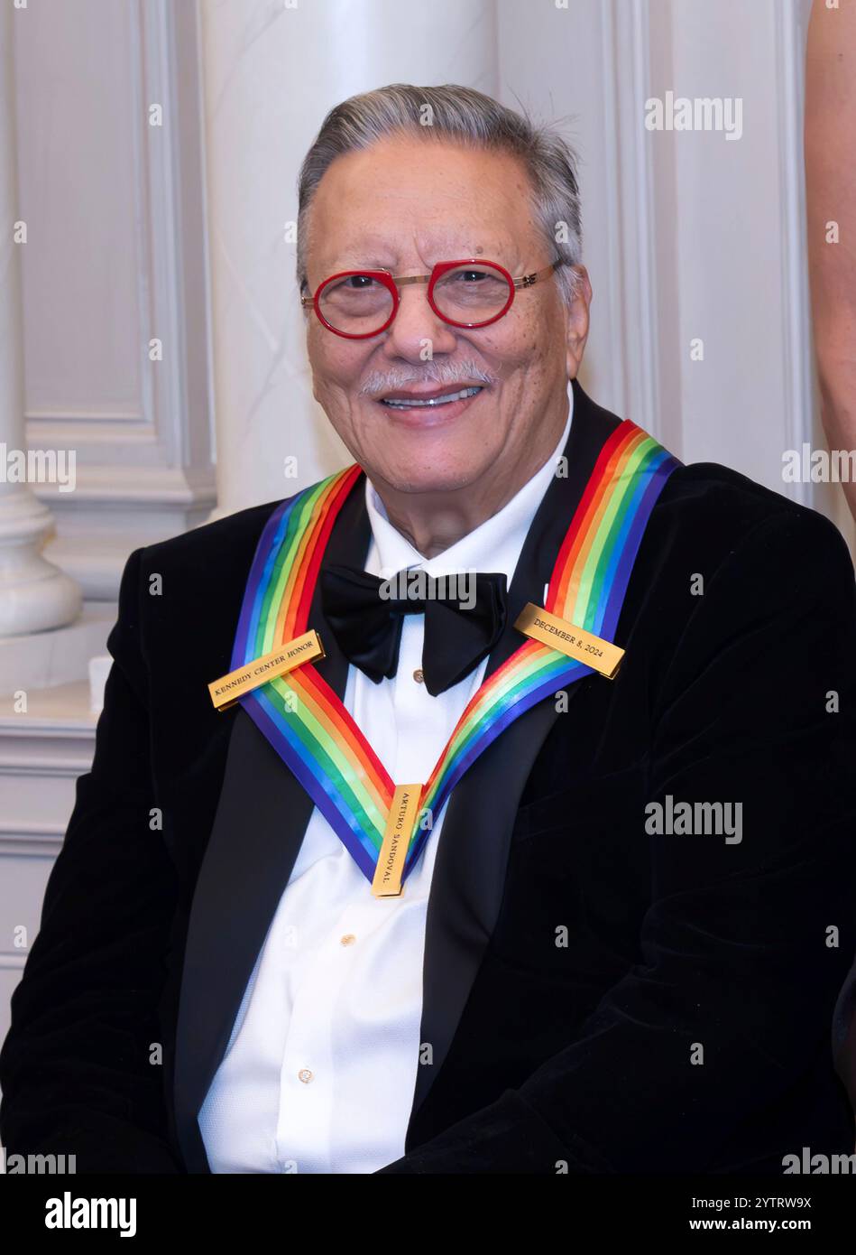 Jazz trumpeter, pianist, and composer Arturo Sandoval, poses with his ...