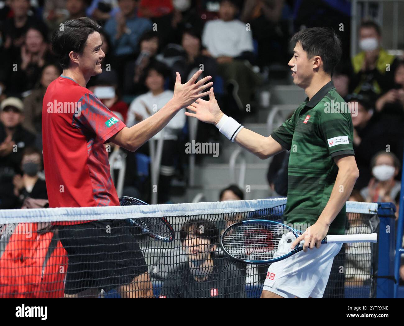 December 8, 2024, Tokyo, Japan - Japanese tennis player Kei Nishikori ...